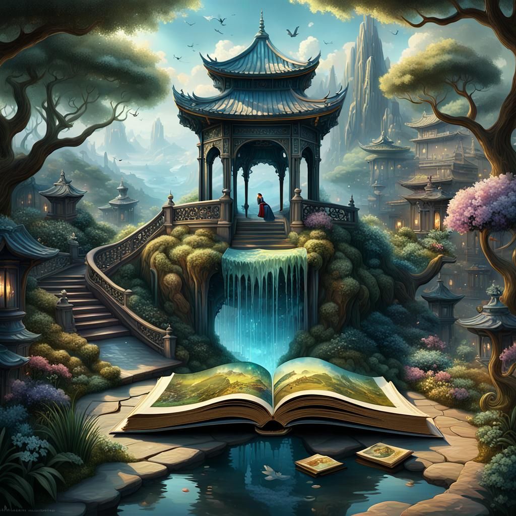 A Story Waiting To Be Told "pop-up book, open book" "3D" - AI Generated ...