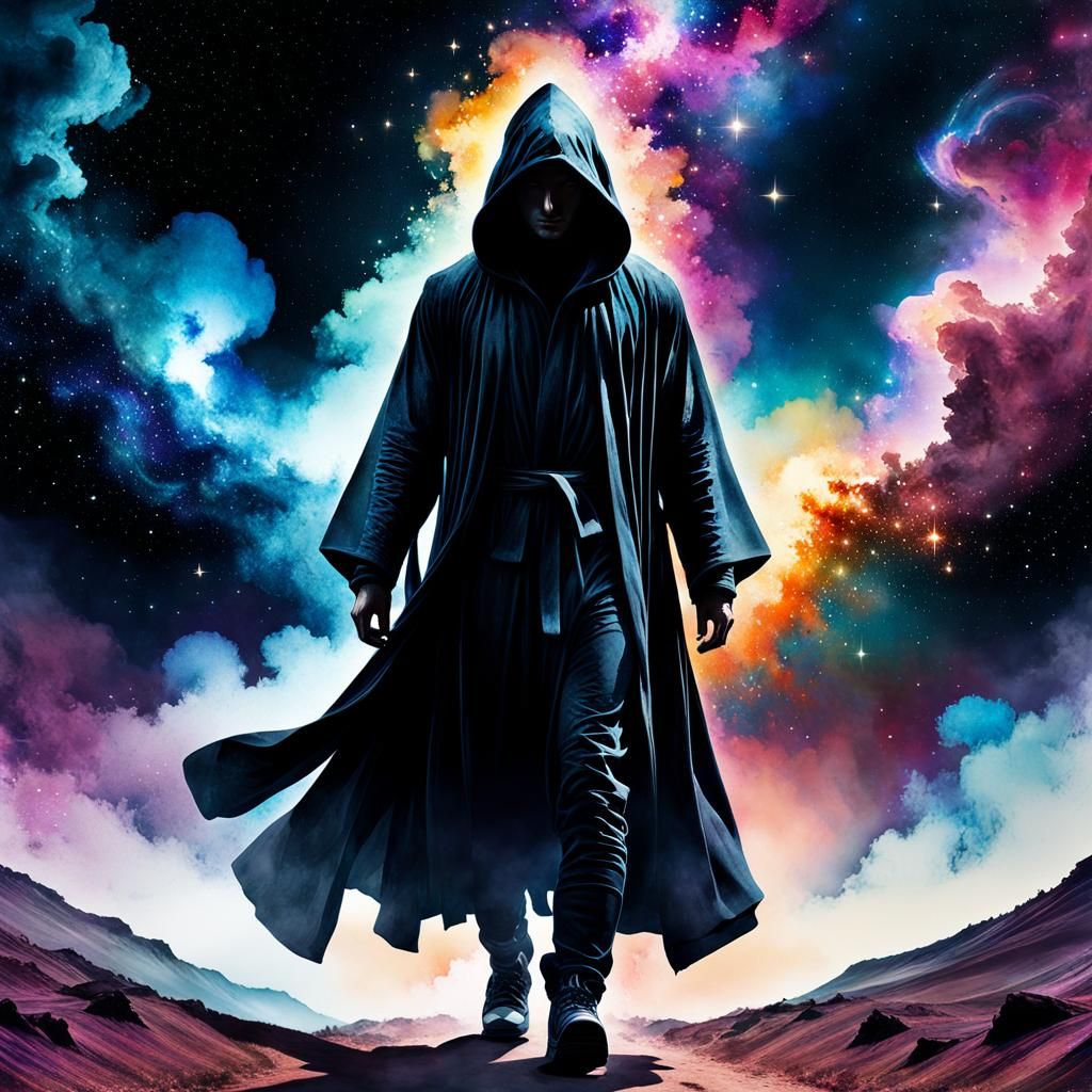 Stranger on the Star Path. - AI Generated Artwork - NightCafe Creator