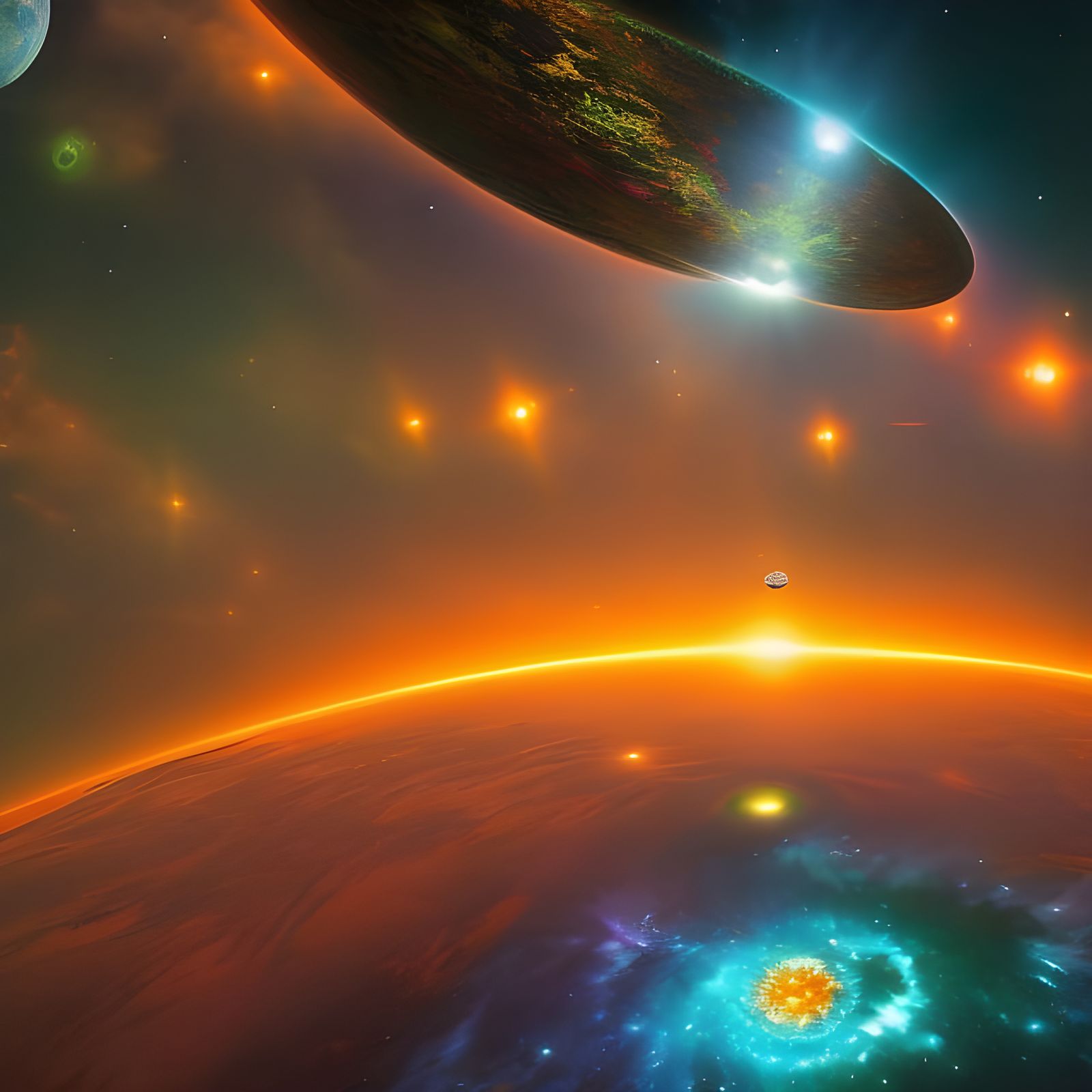 Galactic Adventure - AI Generated Artwork - NightCafe Creator