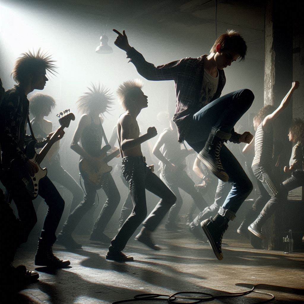 Dance like no one's watching (1976 punk) - AI Generated Artwork ...