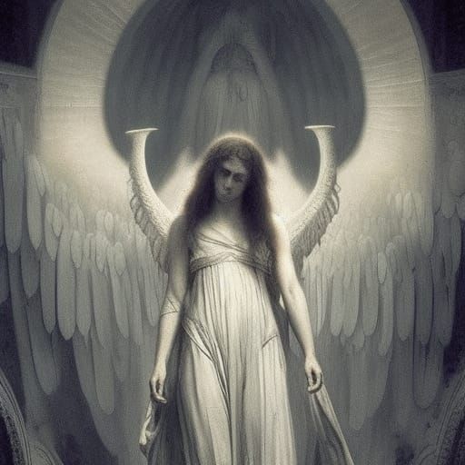 Choirs of Angels Singing Hallelujah - AI Generated Artwork - NightCafe ...