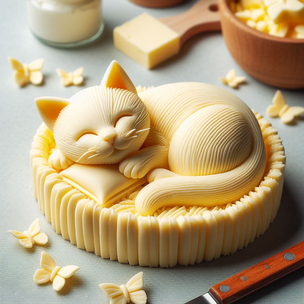 Butter Cat - AI Generated Artwork - NightCafe Creator