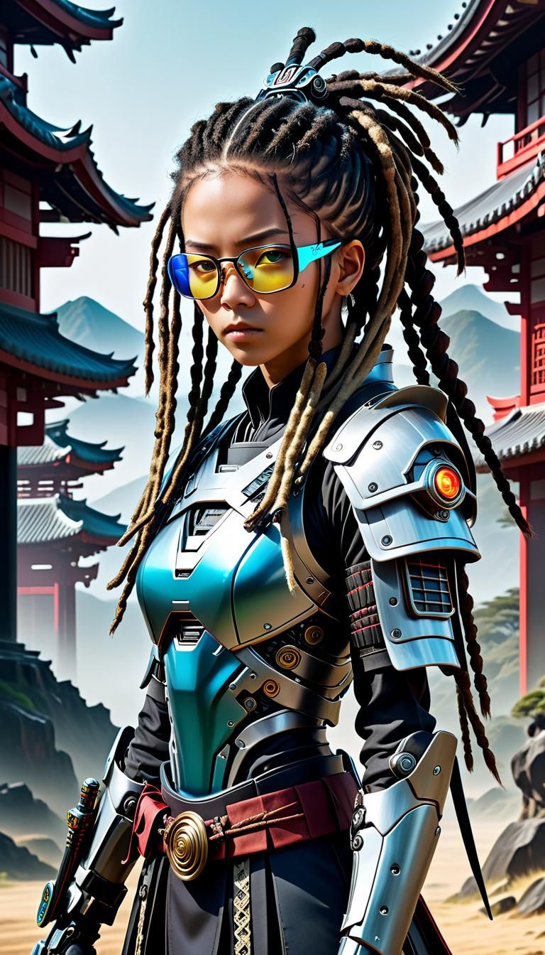 Biopunk, samurai cyborg - AI Generated Artwork - NightCafe Creator