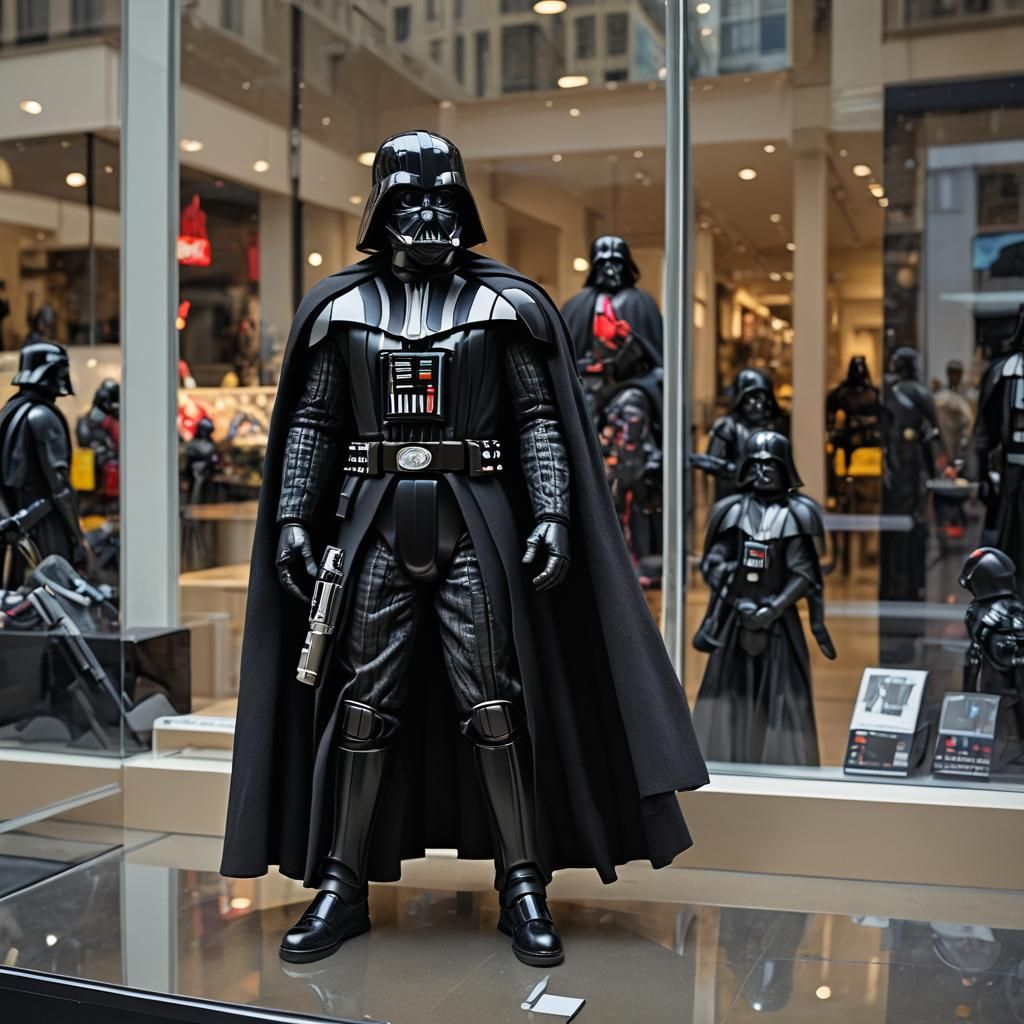 Darth Vader - Biggest Action Figure Money Can Buy! - AI Generated ...