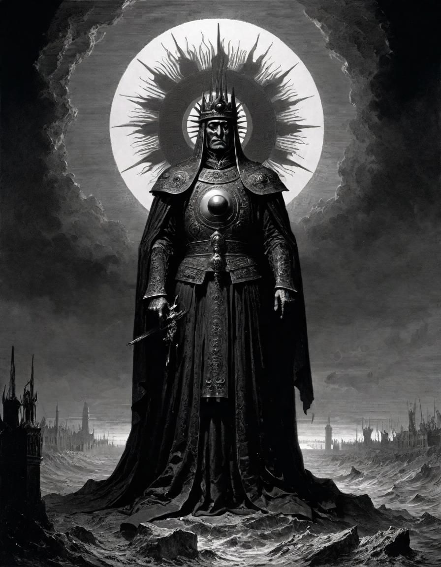 The Black Sun Emperor - AI Generated Artwork - NightCafe Creator