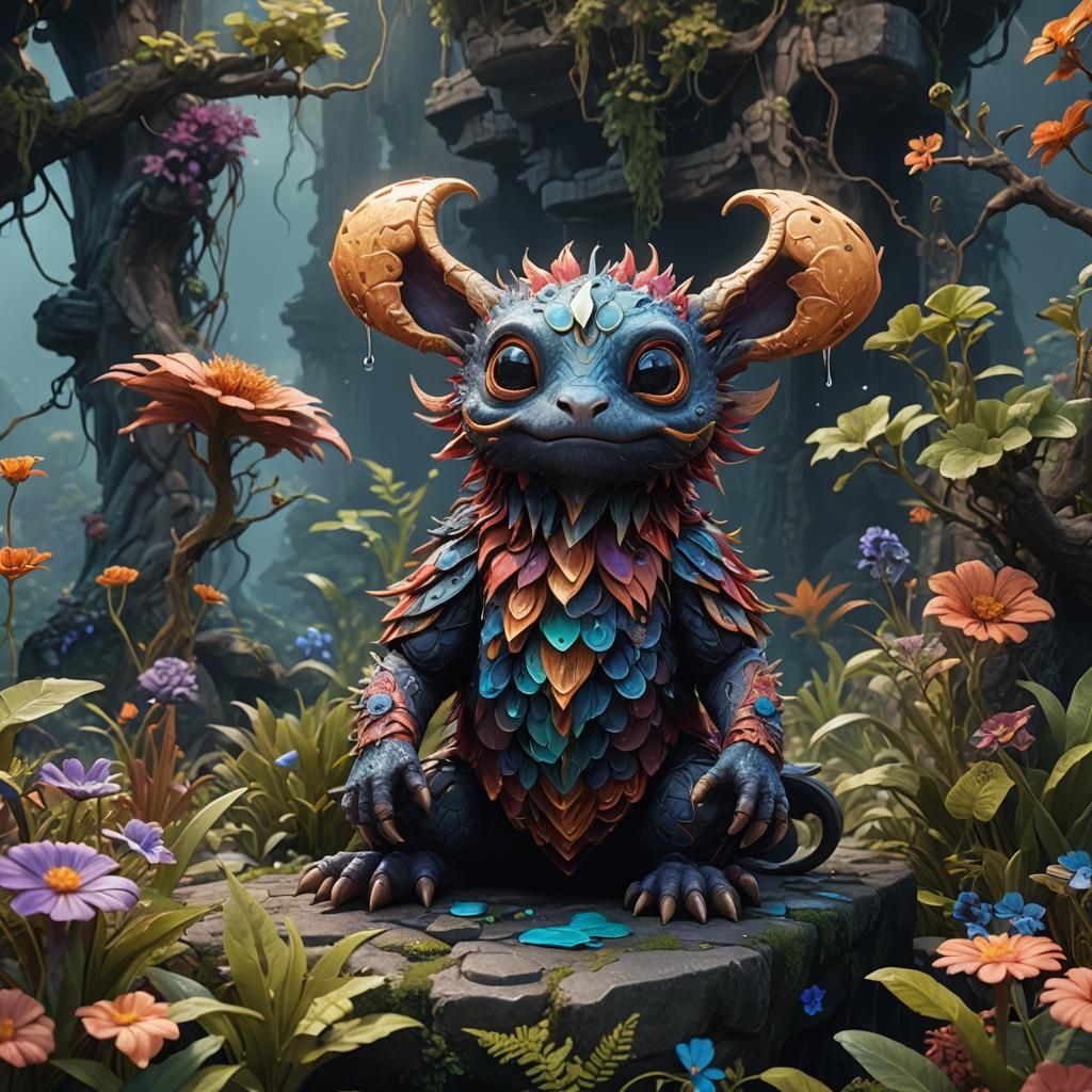 cute mysterious creature - AI Generated Artwork - NightCafe Creator