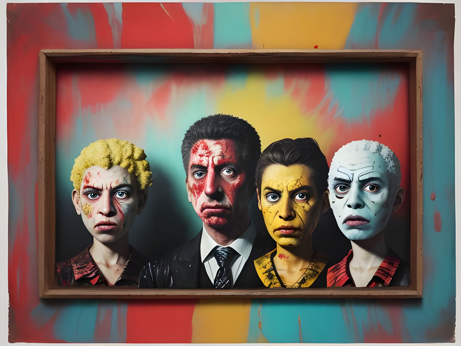 Fugly Family Portrait - AI Generated Artwork - NightCafe Creator