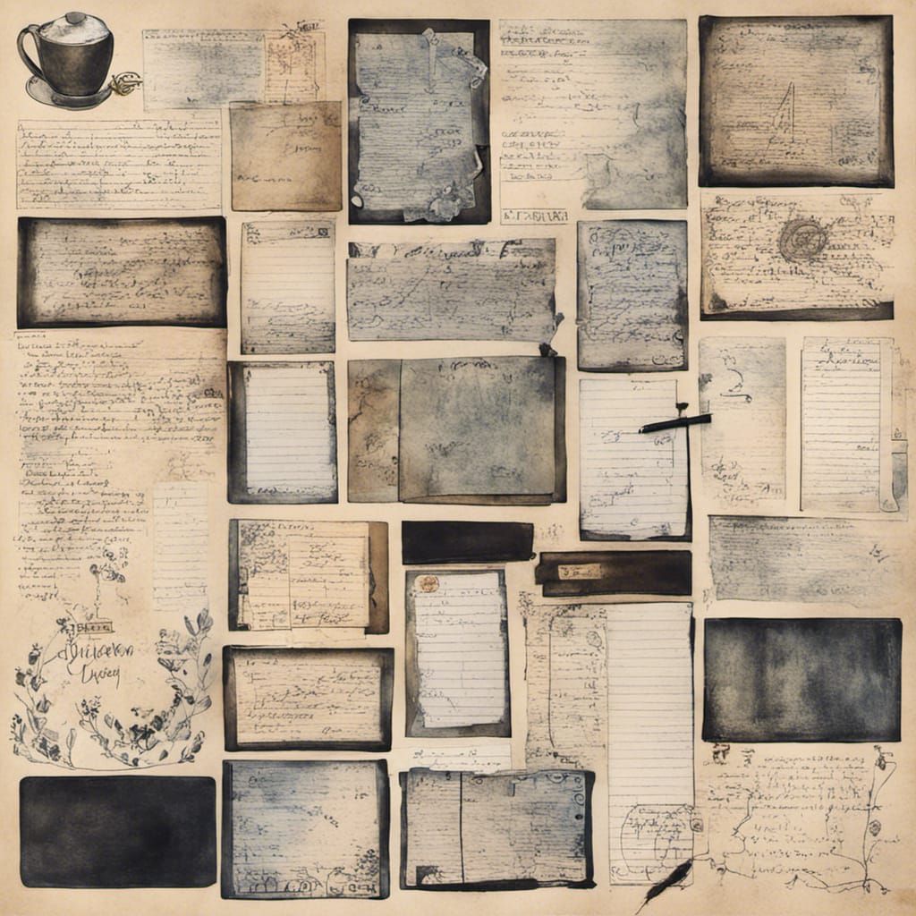 Journal pages - AI Generated Artwork - NightCafe Creator