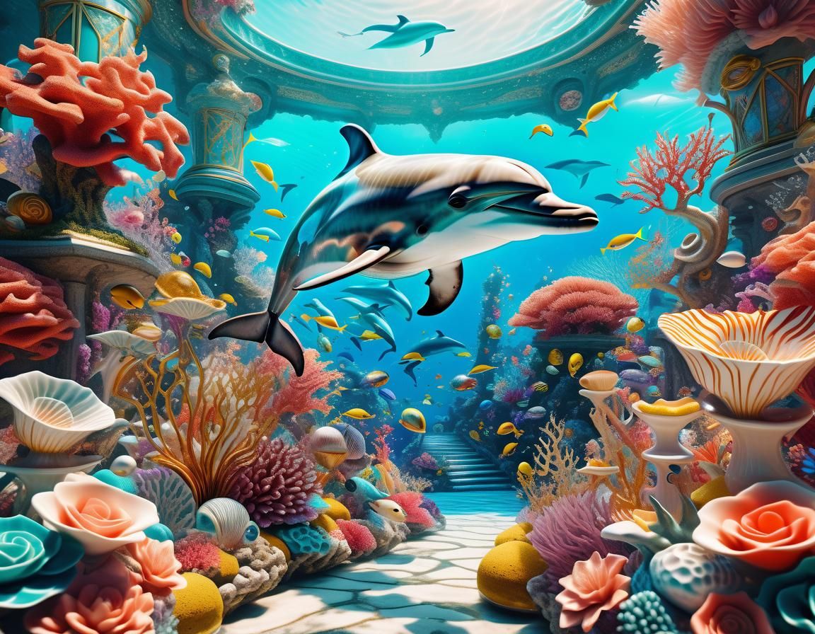 Dolphin - AI Generated Artwork - NightCafe Creator