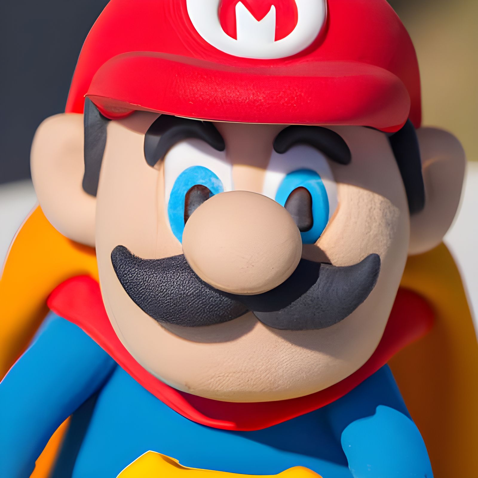 Clay Mario isn't real. Clay Mario can't hurt you. - AI Generated ...