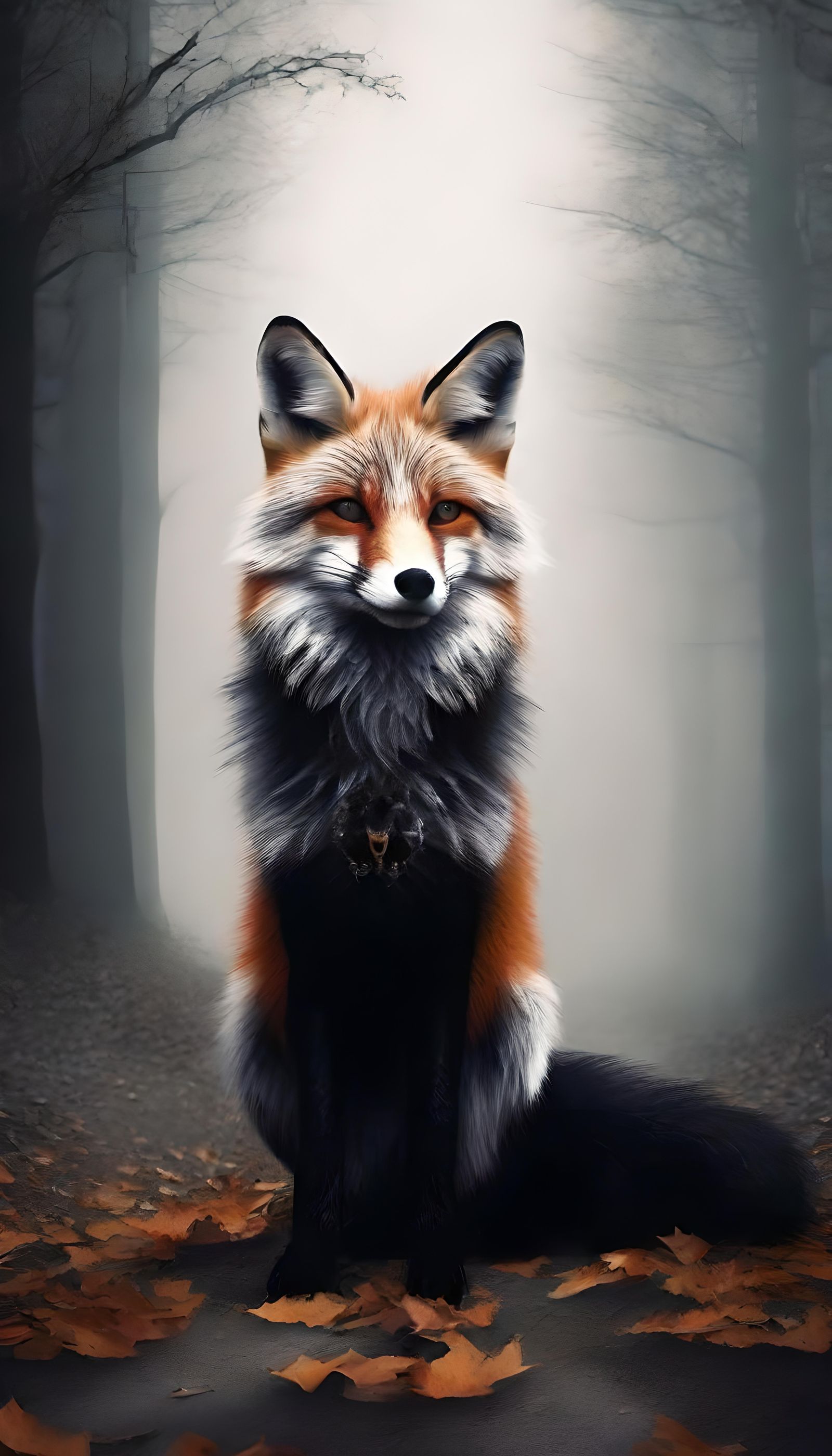Gothic fox - AI Generated Artwork - NightCafe Creator