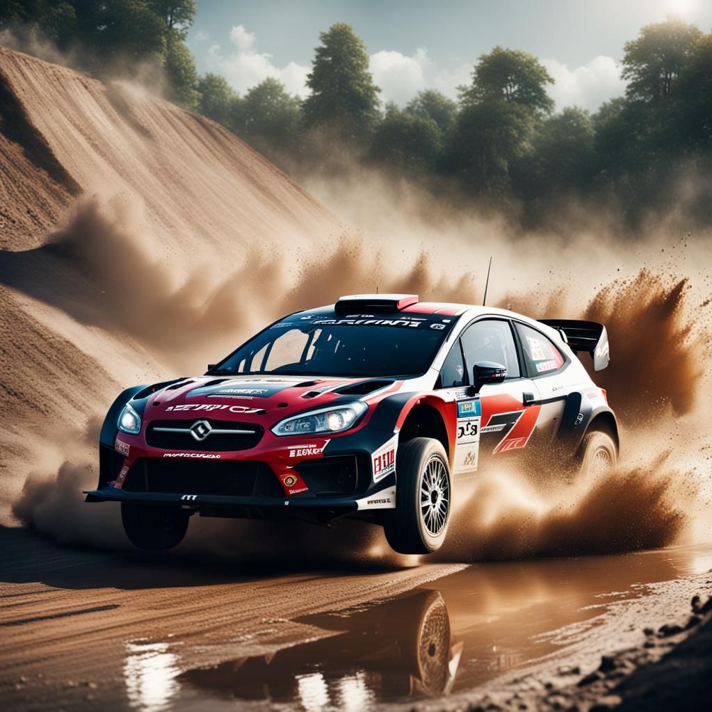 Baja Rally Splash - AI Generated Artwork - NightCafe Creator