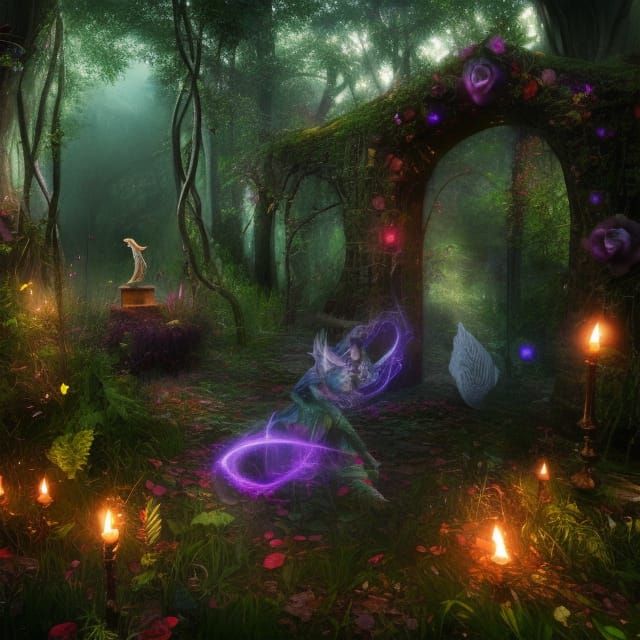 THE MAGIC WISP - AI Generated Artwork - NightCafe Creator