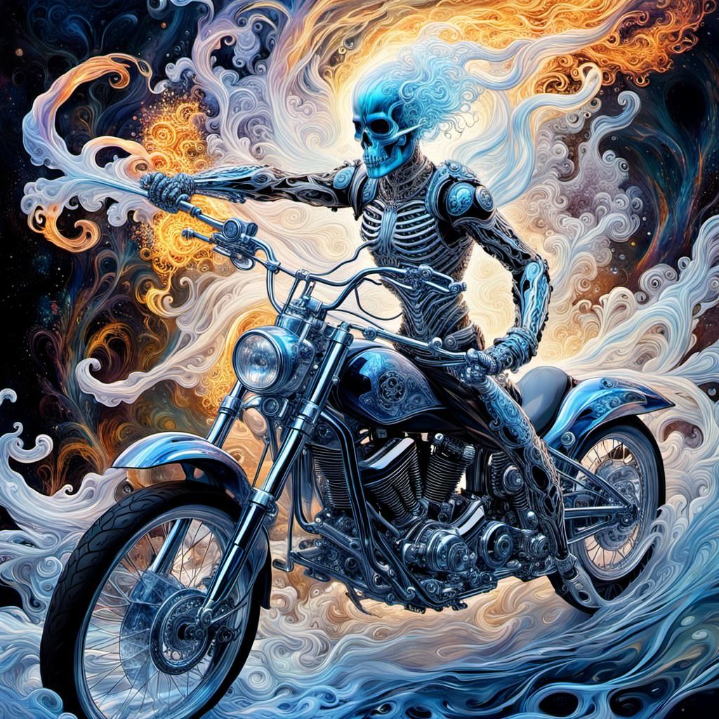 Ghost Rider - AI Generated Artwork - NightCafe Creator