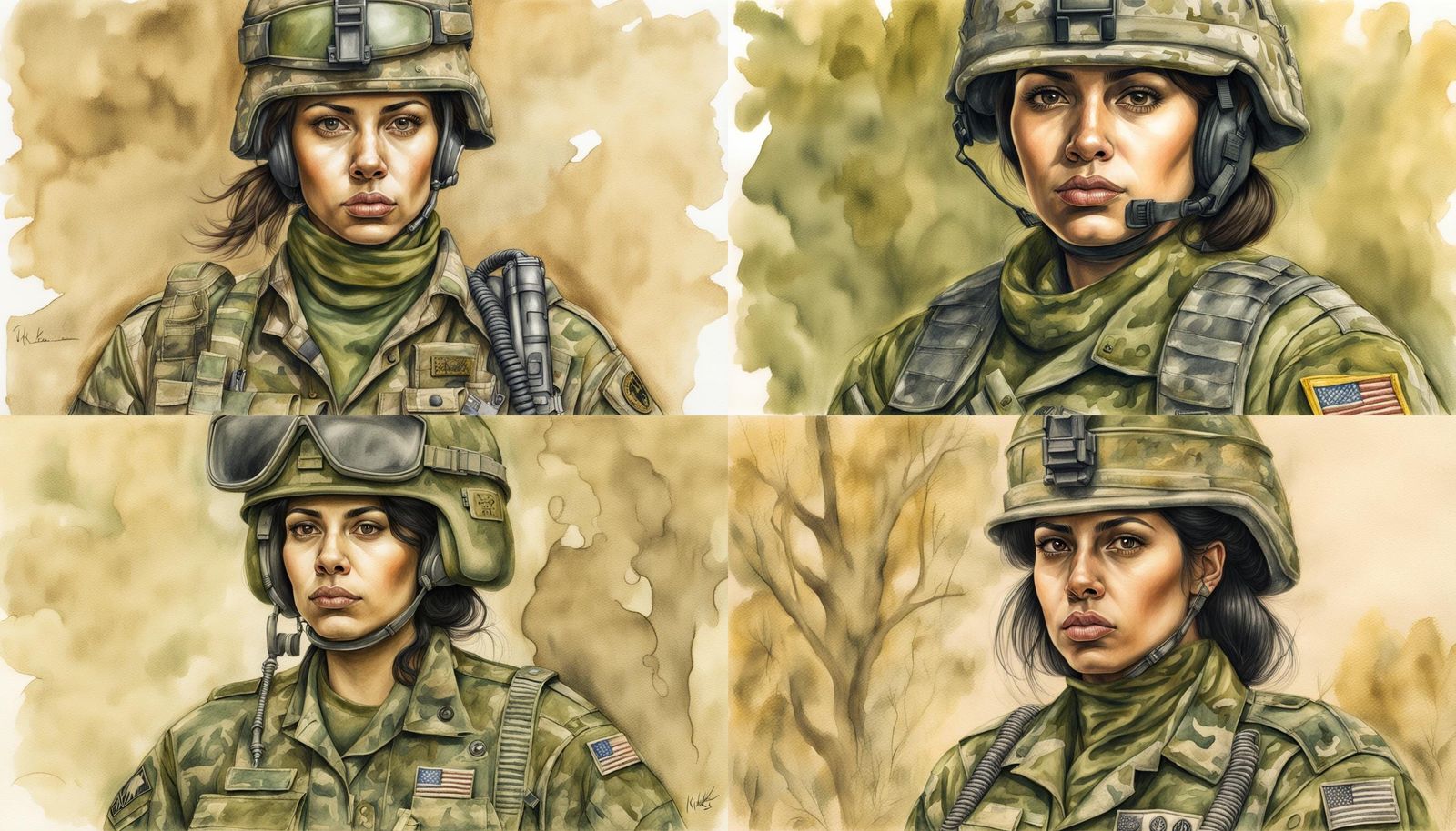 Character Portraits - Soldiers - AI Generated Artwork - NightCafe Creator