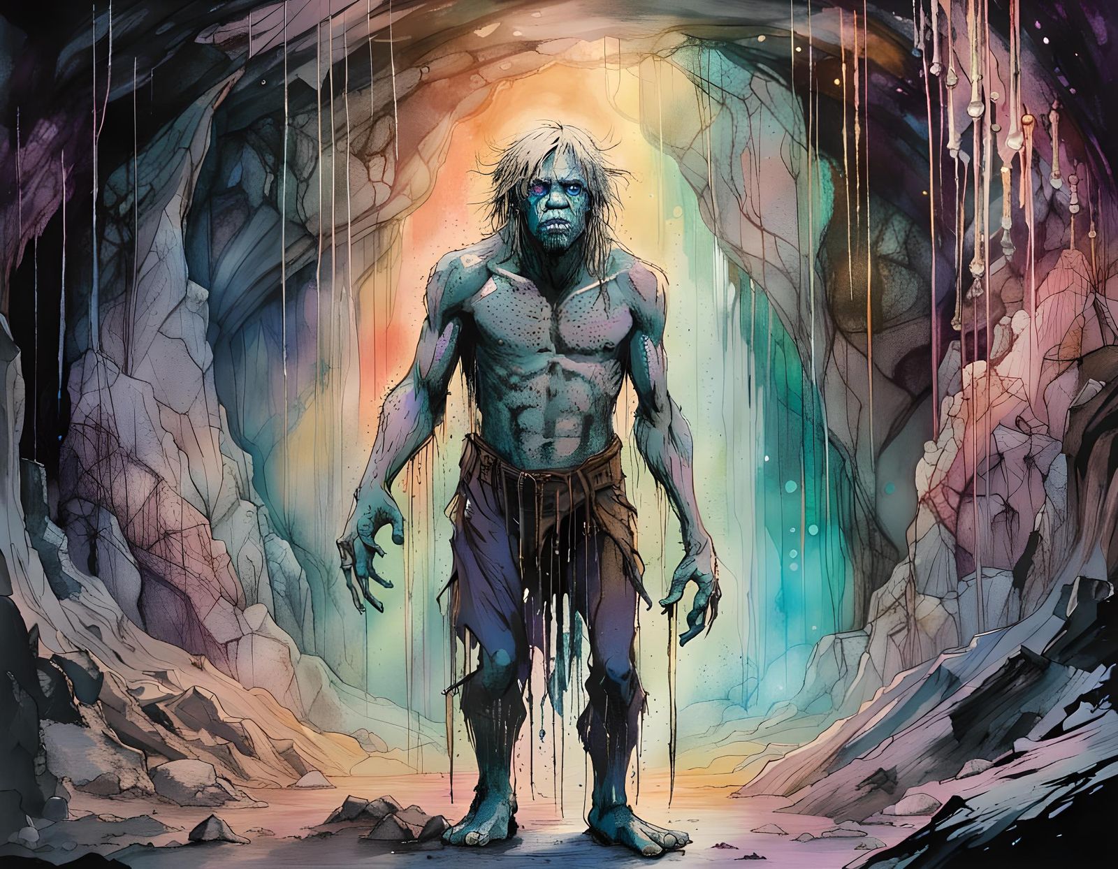 Morlock from "The Time Machine" - AI Generated Artwork - NightCafe Creator