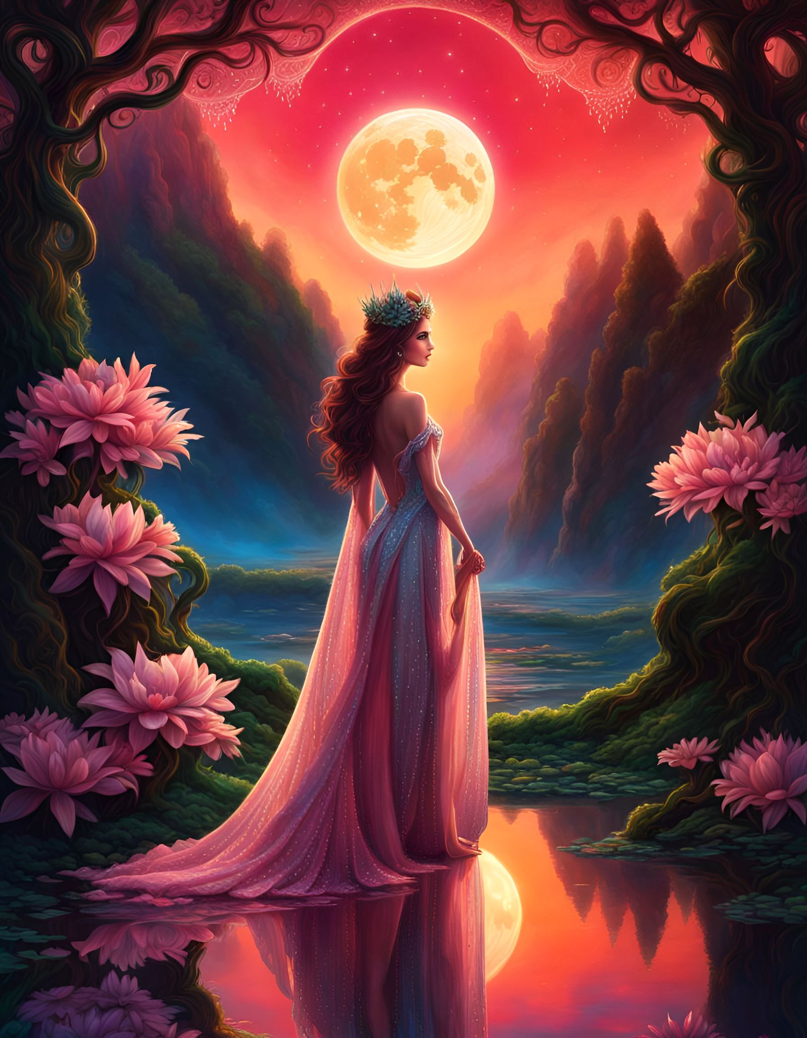 🌺Queen Lilly🌺 - AI Generated Artwork - NightCafe Creator