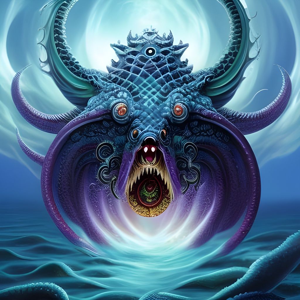 Cthulhu God - AI Generated Artwork - NightCafe Creator