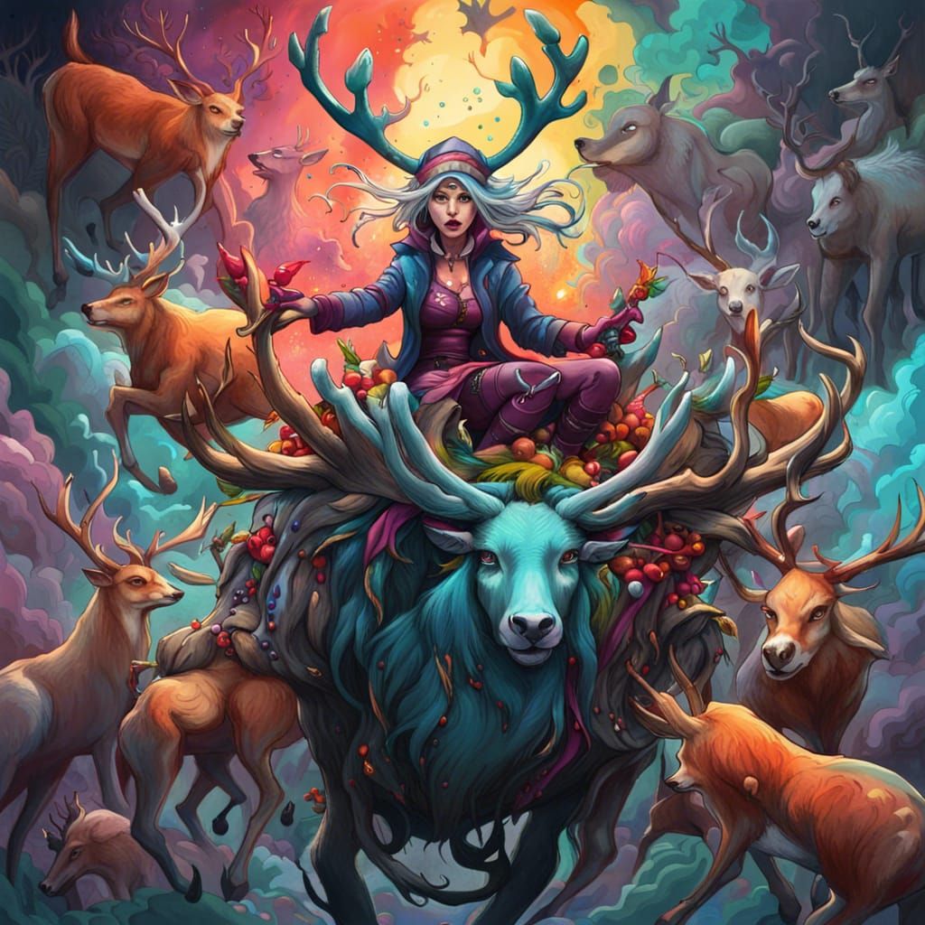 Yule Gathering - AI Generated Artwork - NightCafe Creator