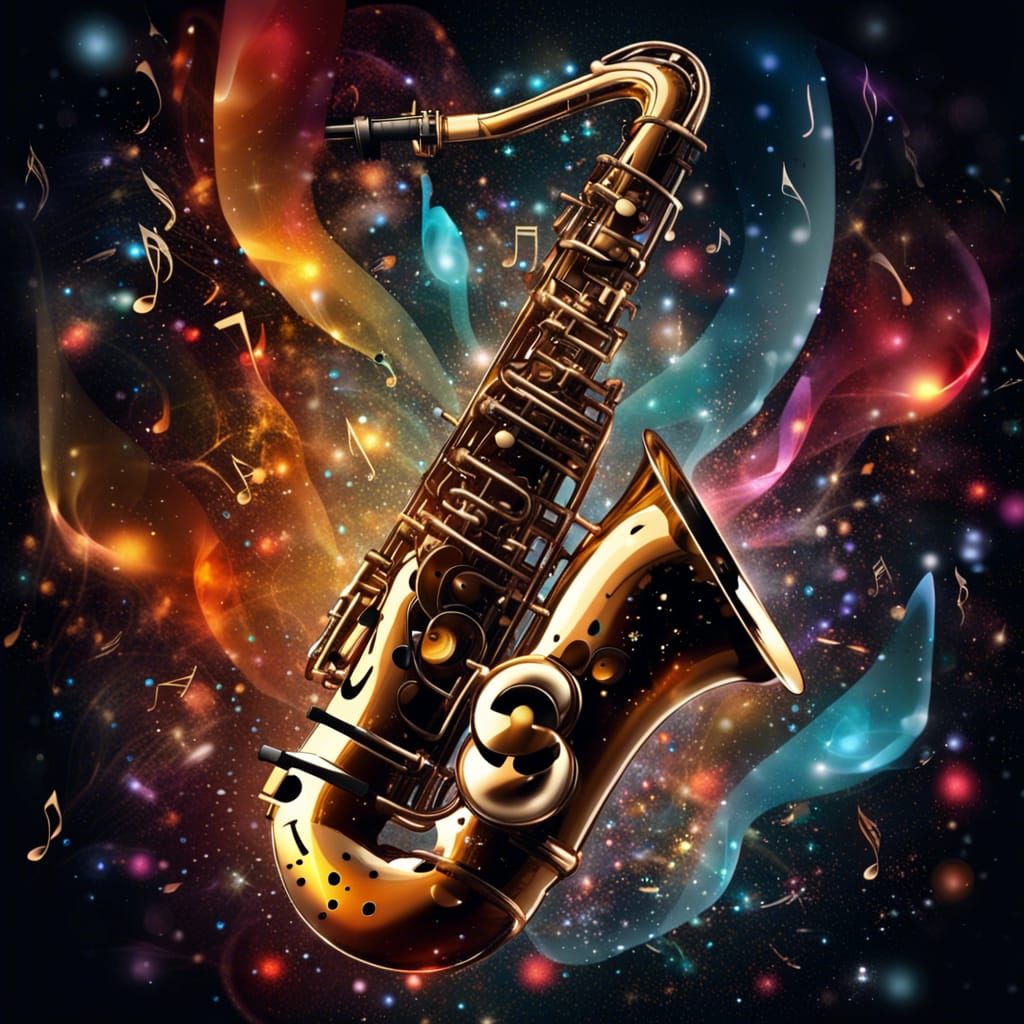 Saxophone - AI Generated Artwork - NightCafe Creator