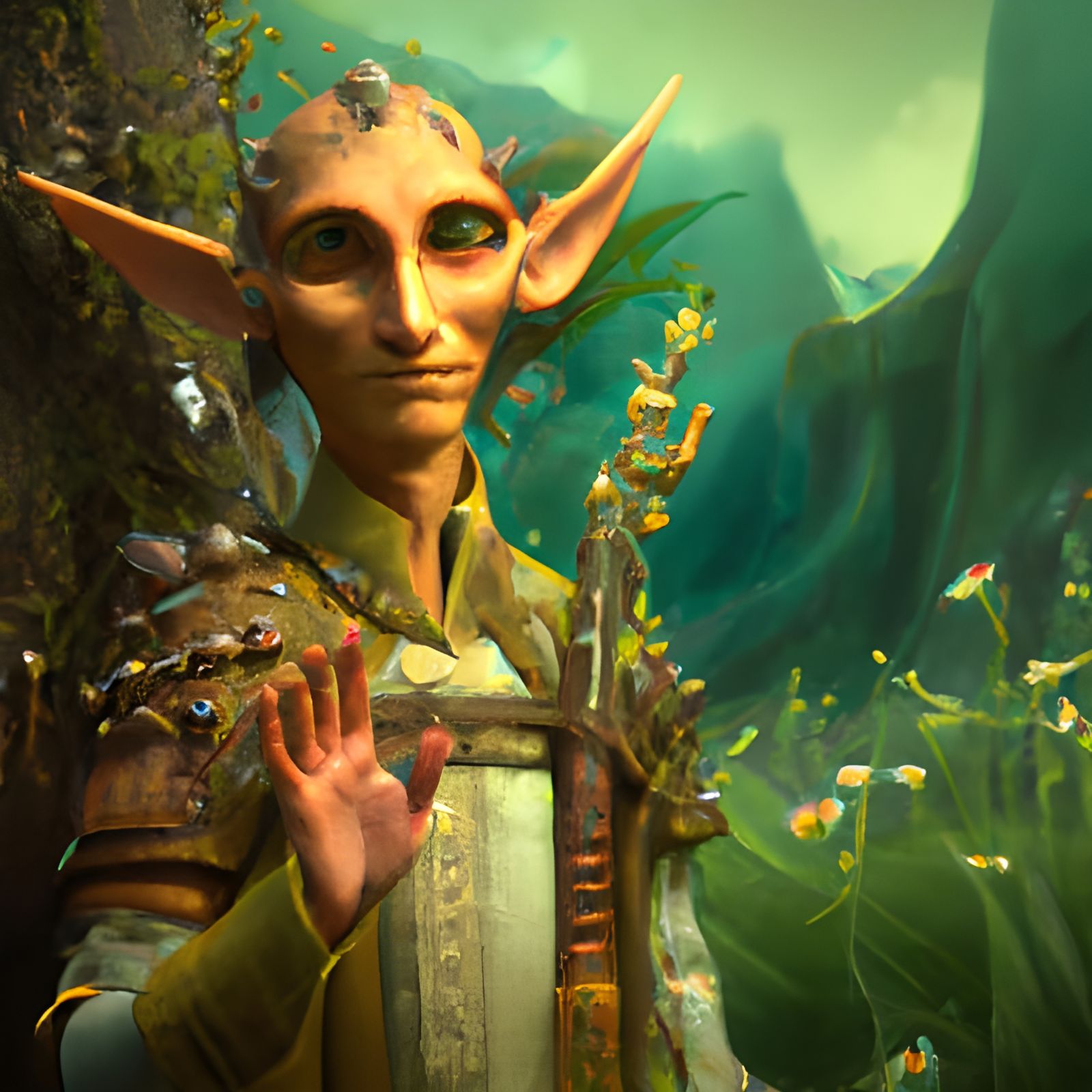 Friendly Elf - AI Generated Artwork - NightCafe Creator