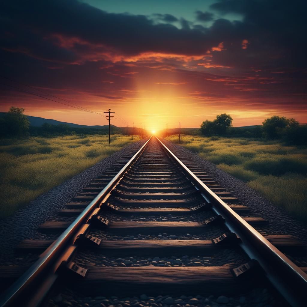 Western Rail - AI Generated Artwork - NightCafe Creator