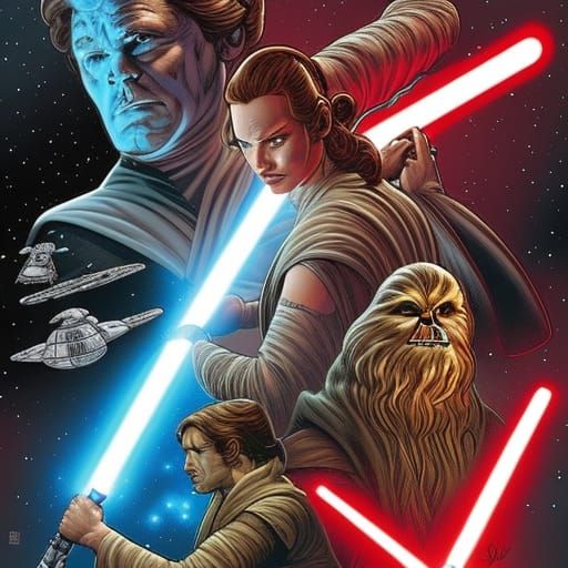 star wars - AI Generated Artwork - NightCafe Creator