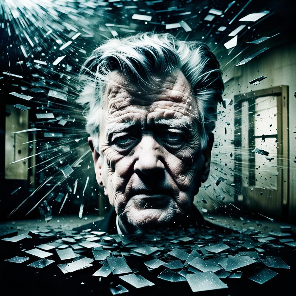 Shattered Eyes in Dusty Turmoil - A Grainy Lynch-I... - AI Art