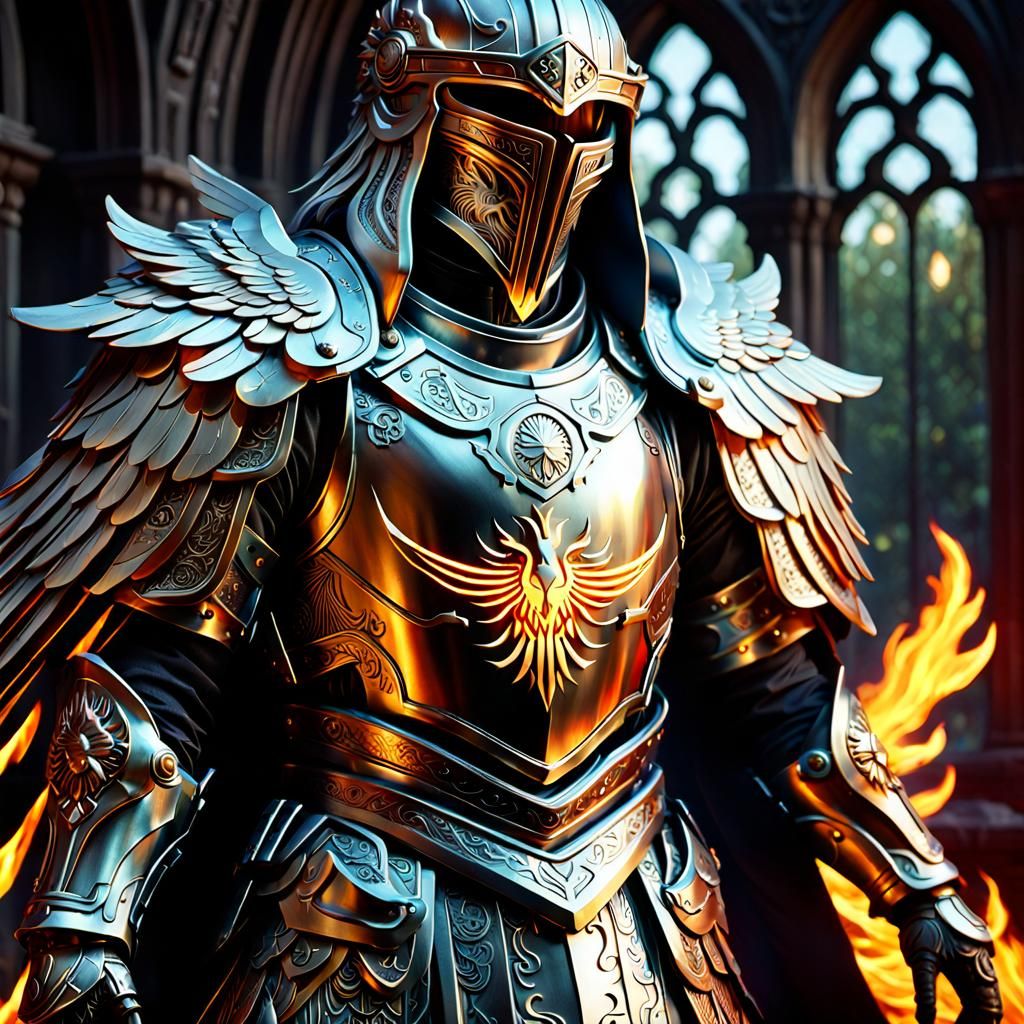 Ultimate Phoenix Knight Major - AI Generated Artwork - NightCafe Creator