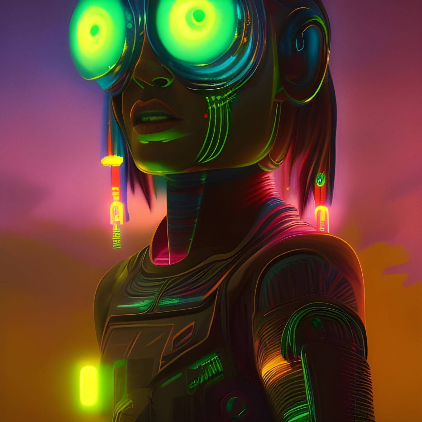 Rave-Noculars - AI Generated Artwork - NightCafe Creator