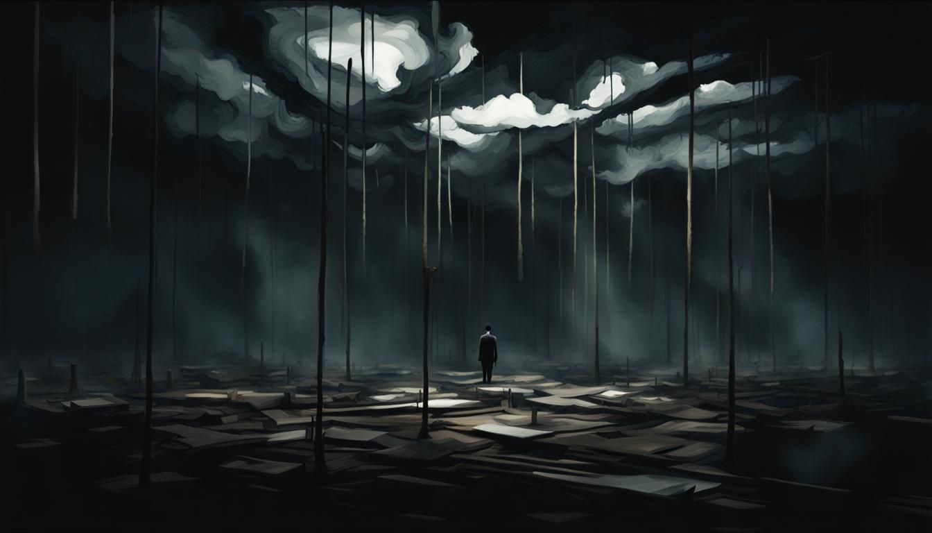 Infinite Isolation: The Wanderer Amidst Existential Tempests - AI ...