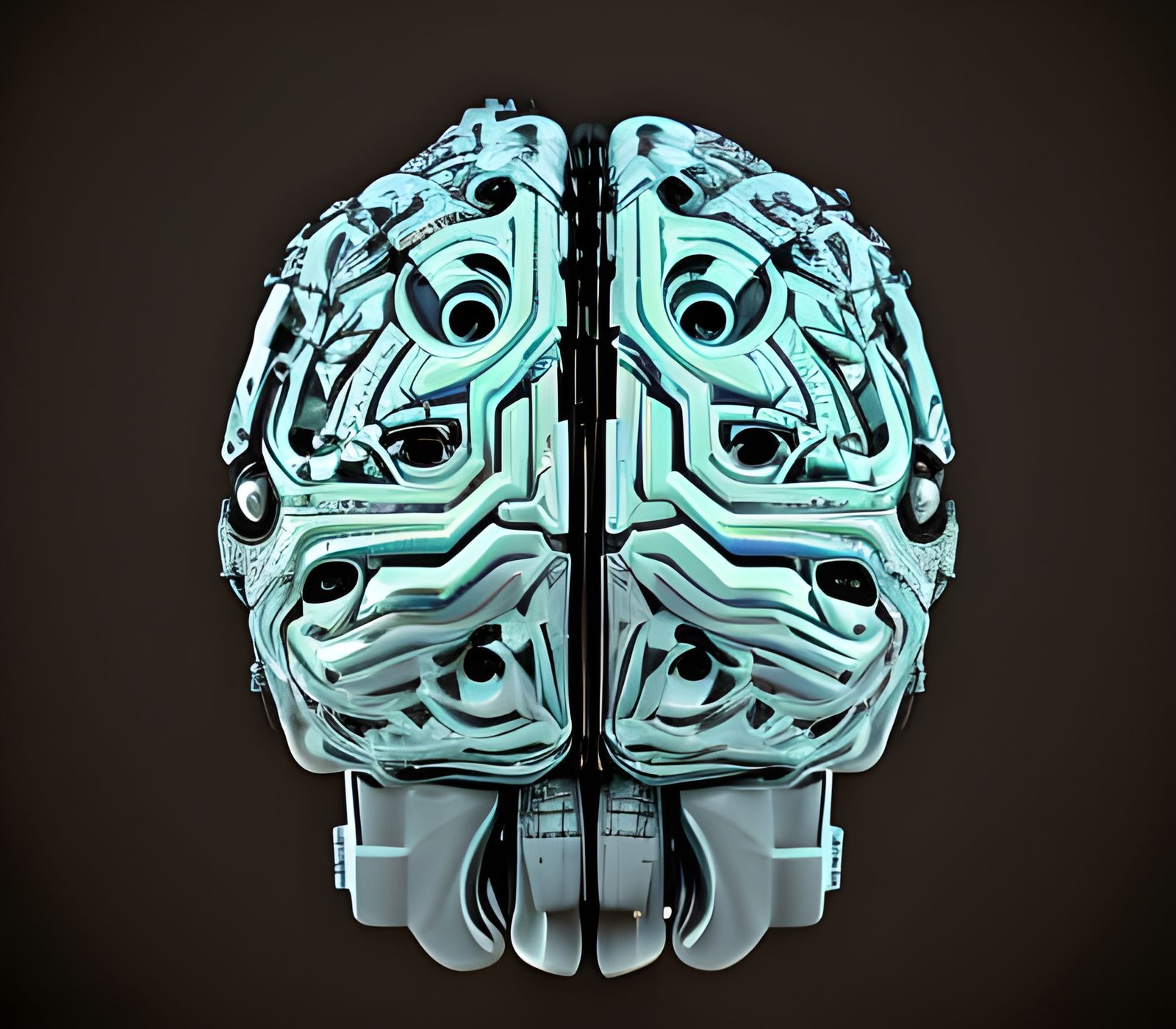 Tech Brain - AI Generated Artwork - NightCafe Creator