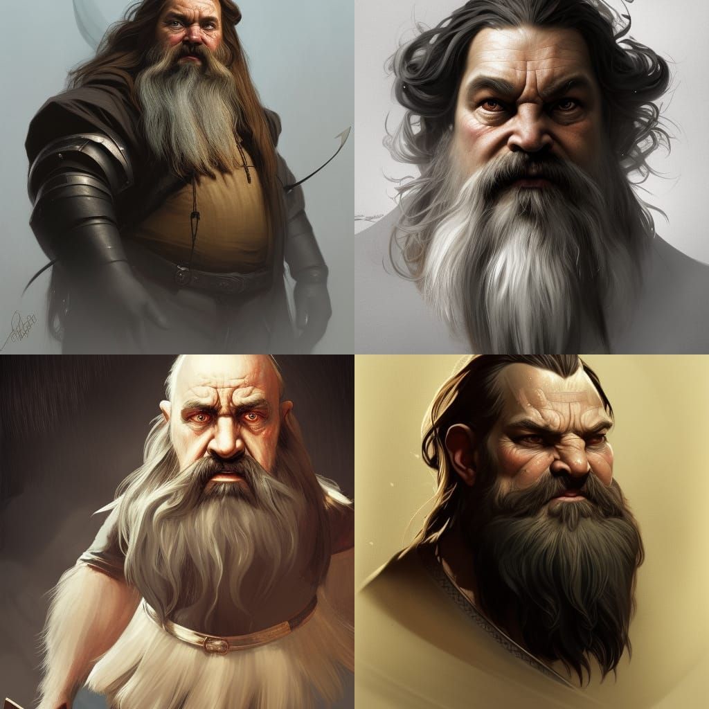 Dwarf from tolkien - AI Generated Artwork - NightCafe Creator