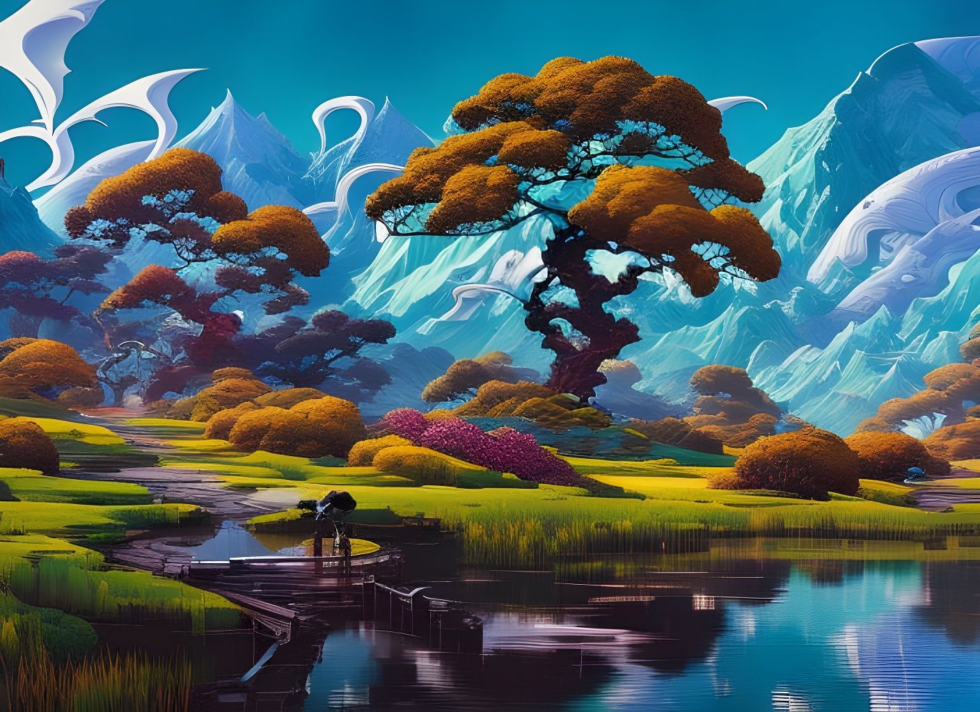 Zenscape - AI Generated Artwork - NightCafe Creator