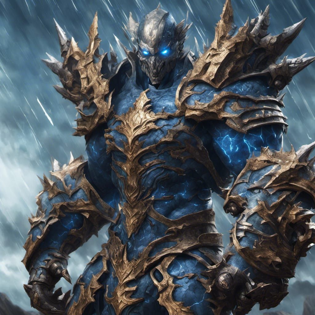 Storm elemental golem - AI Generated Artwork - NightCafe Creator