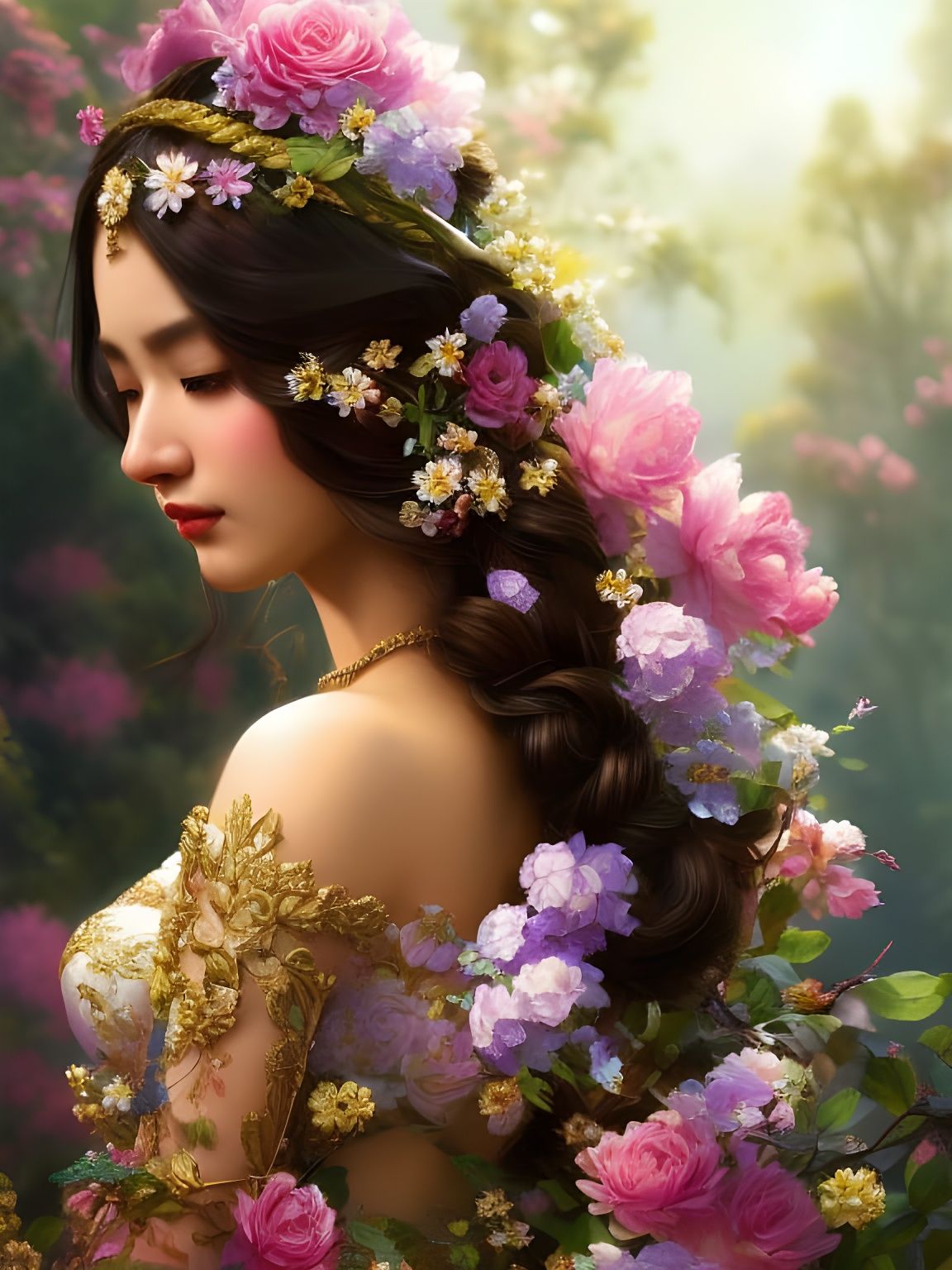 Goddess - AI Generated Artwork - NightCafe Creator