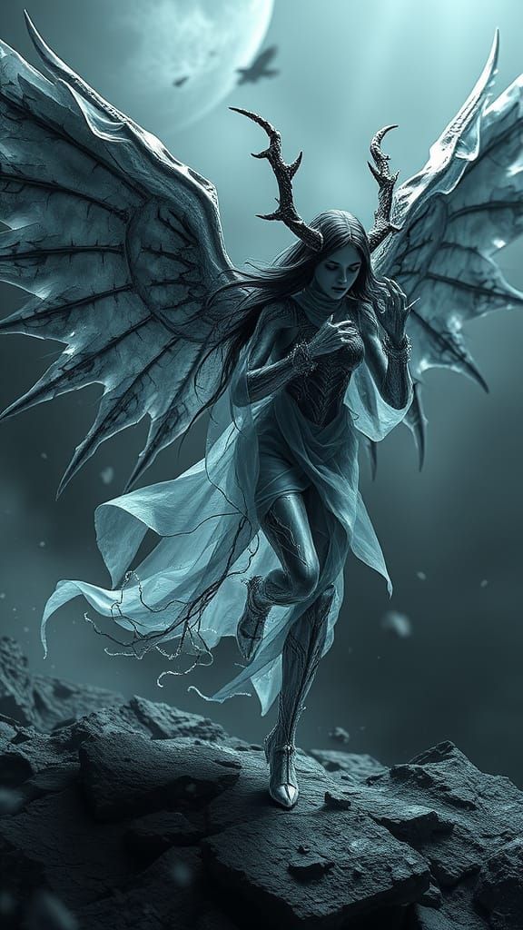 Morrigana the Immortal - Crystal Glass Goddess Flees Macabre...