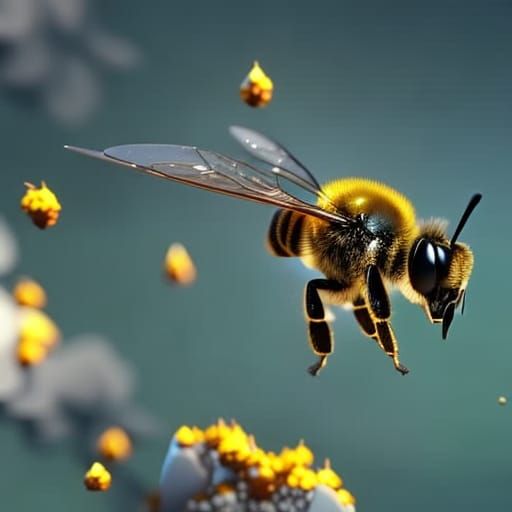 Pollen Patrol - AI Generated Artwork - NightCafe Creator