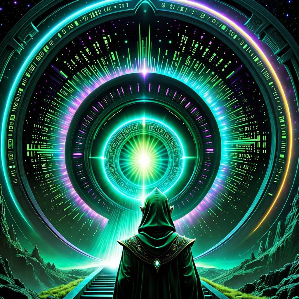 Extra-Dimensional Traveller - AI Generated Artwork - NightCafe Creator