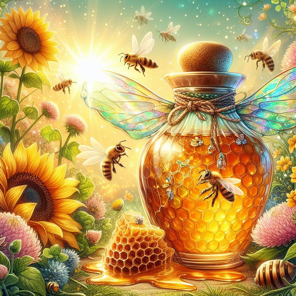The Honey Jar - AI Generated Artwork - NightCafe Creator