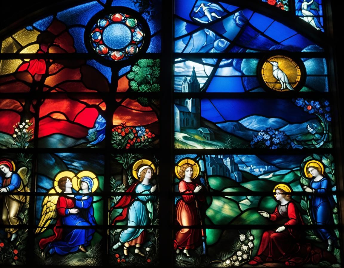 Marc chagall stained glass examples - https://images.app.goo.gl ...