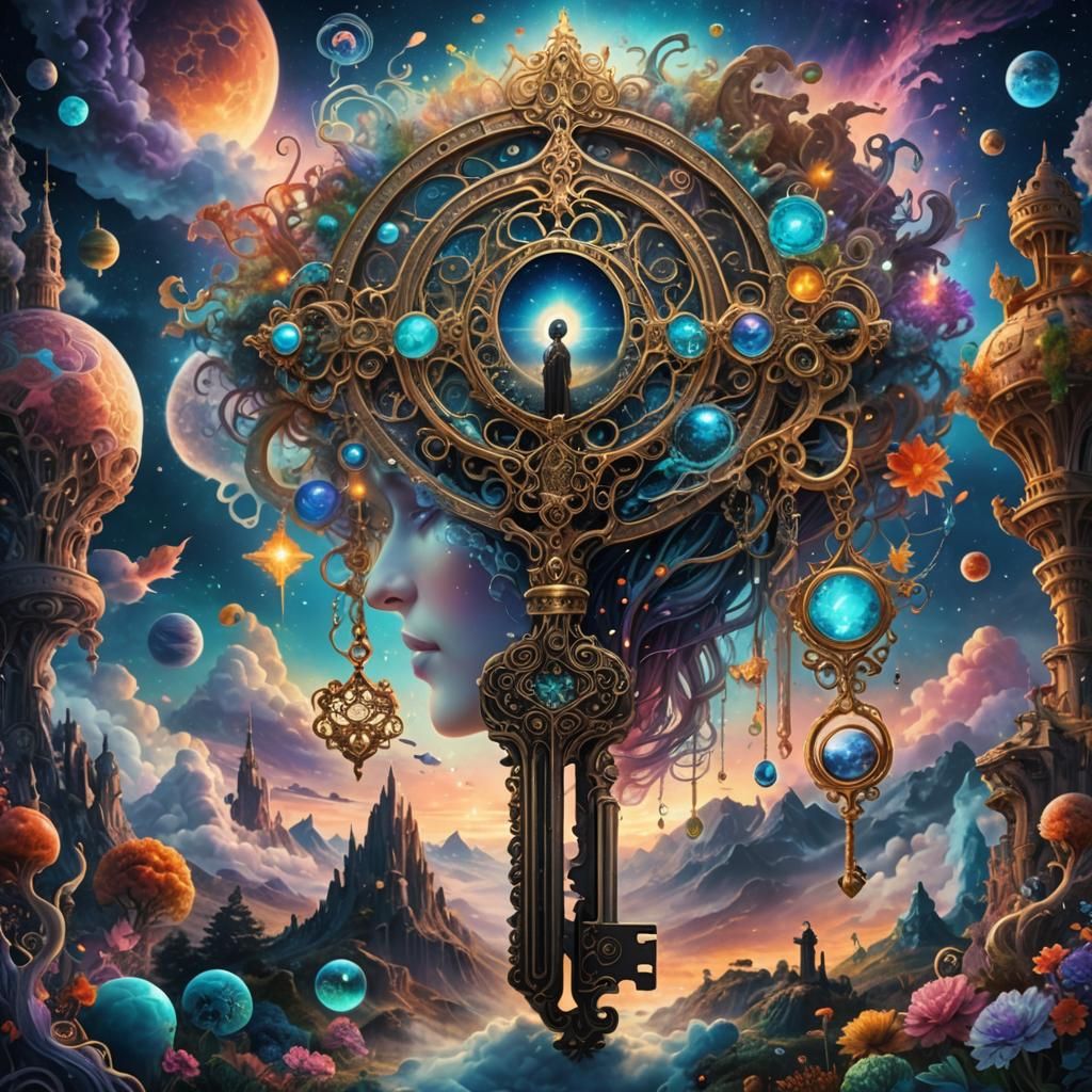 the key to dreams photoillustration elegant elaborate fantastical ...