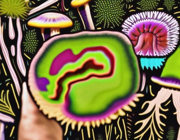 Photograph: CMYK RGB LSD Triadic color, complex hallucination ...