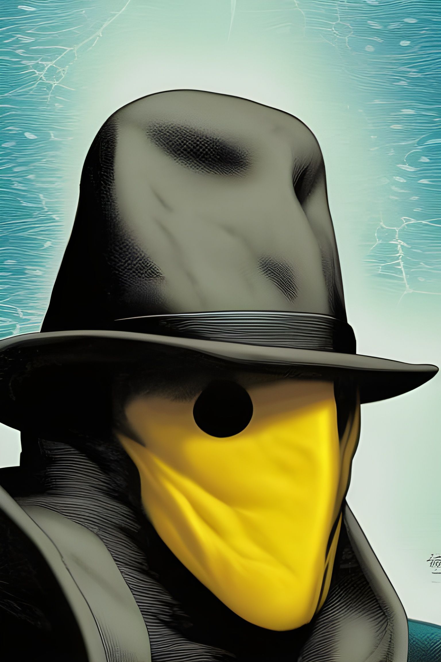 The Yellow Mask (TM) - AI Generated Artwork - NightCafe Creator