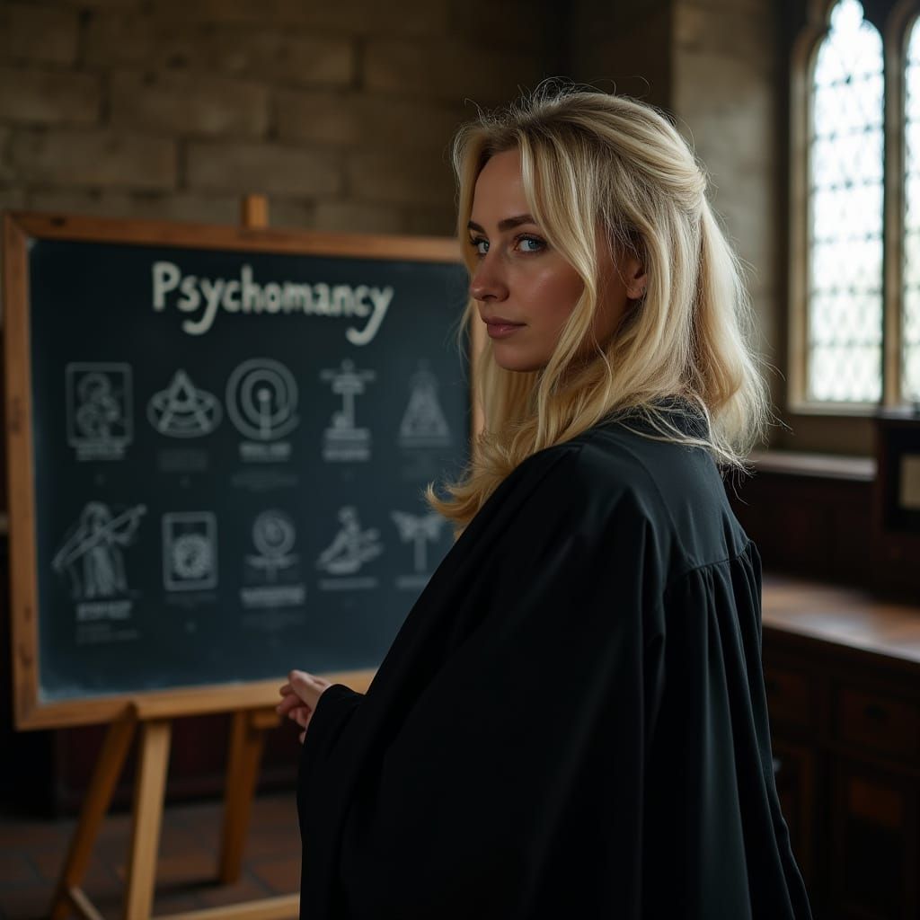 Hogwarts Professor of Dark Magic Reveals the Secre... - AI Art