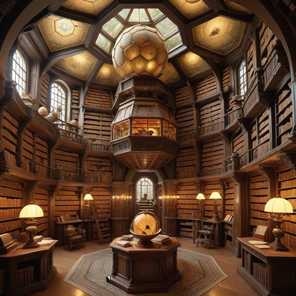 Library of Babel - Bibliotheque of Infinite Wonder in Jules...