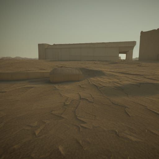 Desolate wasteland - AI Generated Artwork - NightCafe Creator