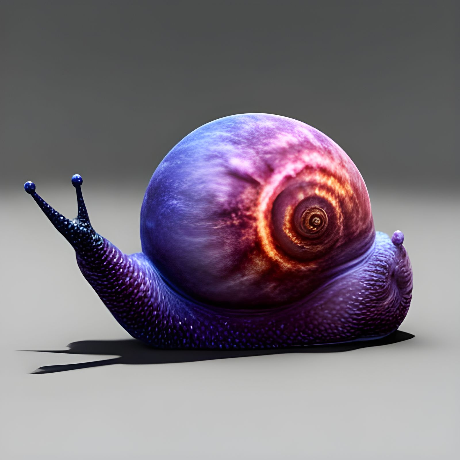 Cosmic snail - AI Generated Artwork - NightCafe Creator