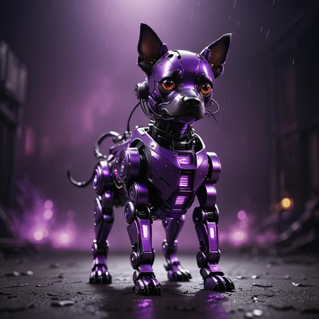 Cute robot dog - AI Generated Artwork - NightCafe Creator