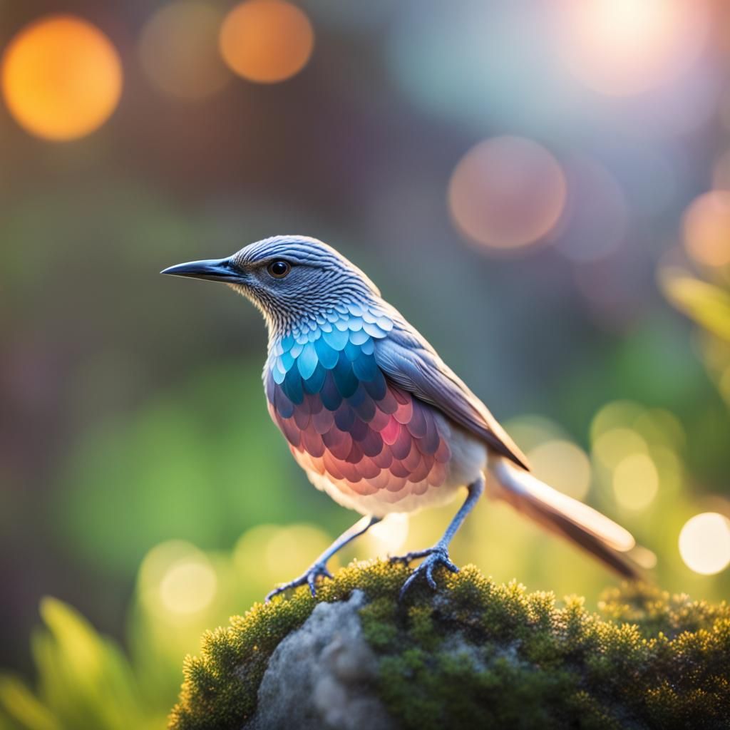 crystal bird - AI Generated Artwork - NightCafe Creator